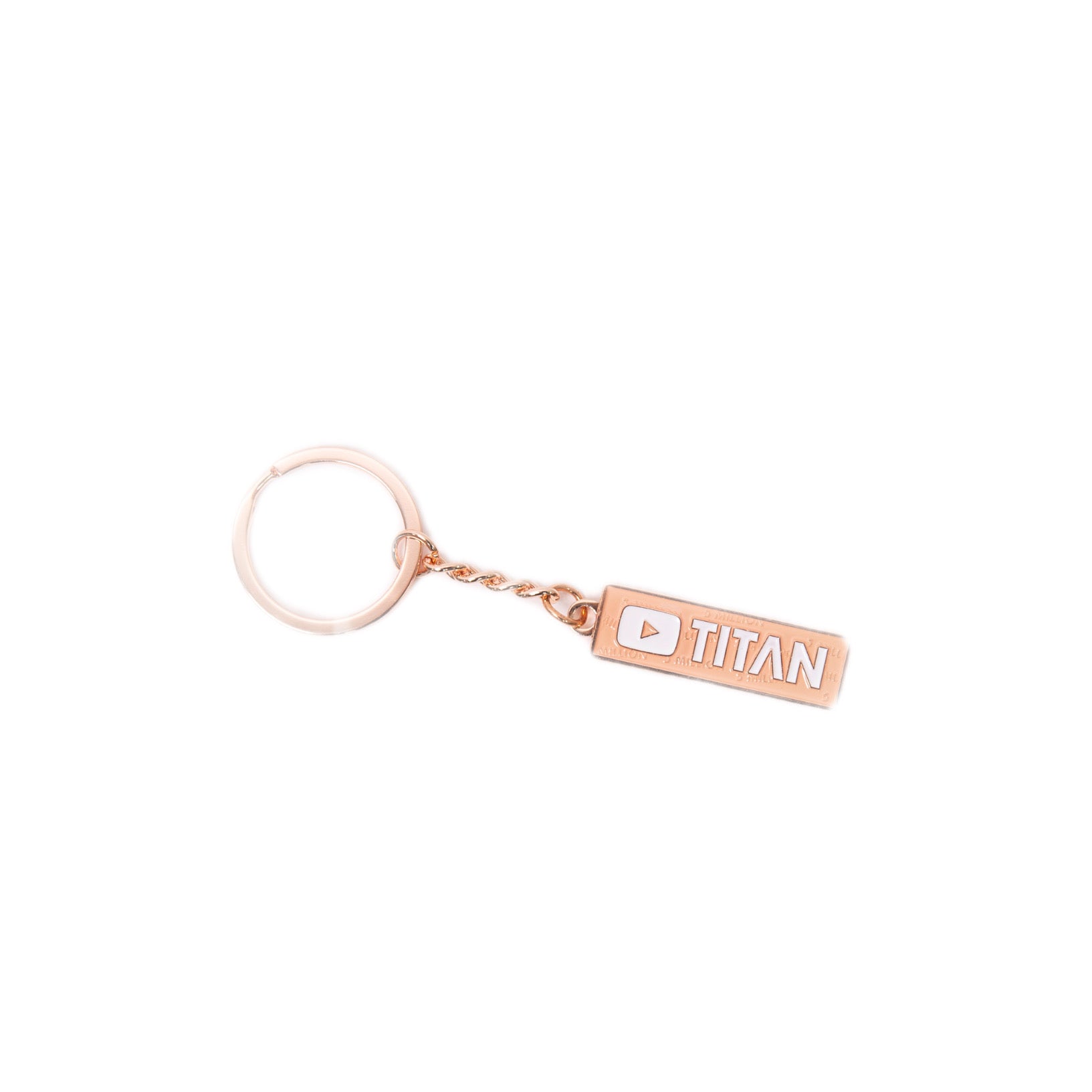 [SPRING SPECIAL] 5 MILLION SUBSCRIBERS ROSE GOLD KEYCHAIN – TEAM TITAN ...
